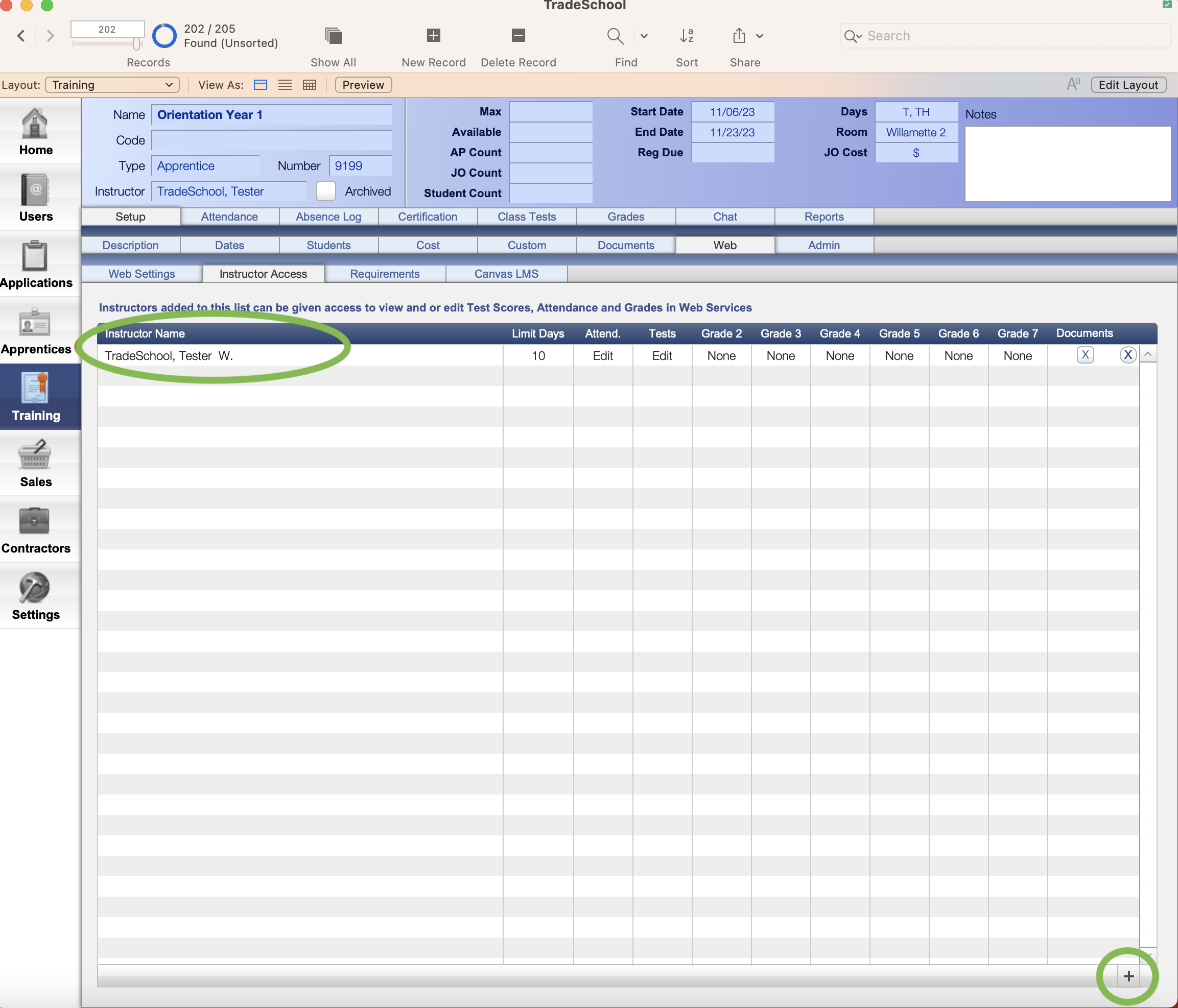Setup Web Instructors Tradeschool Help