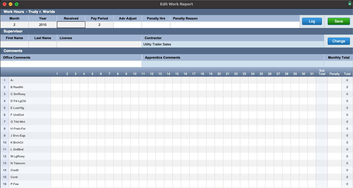 Enter Apprentice Work Hours – TradeSchool Help