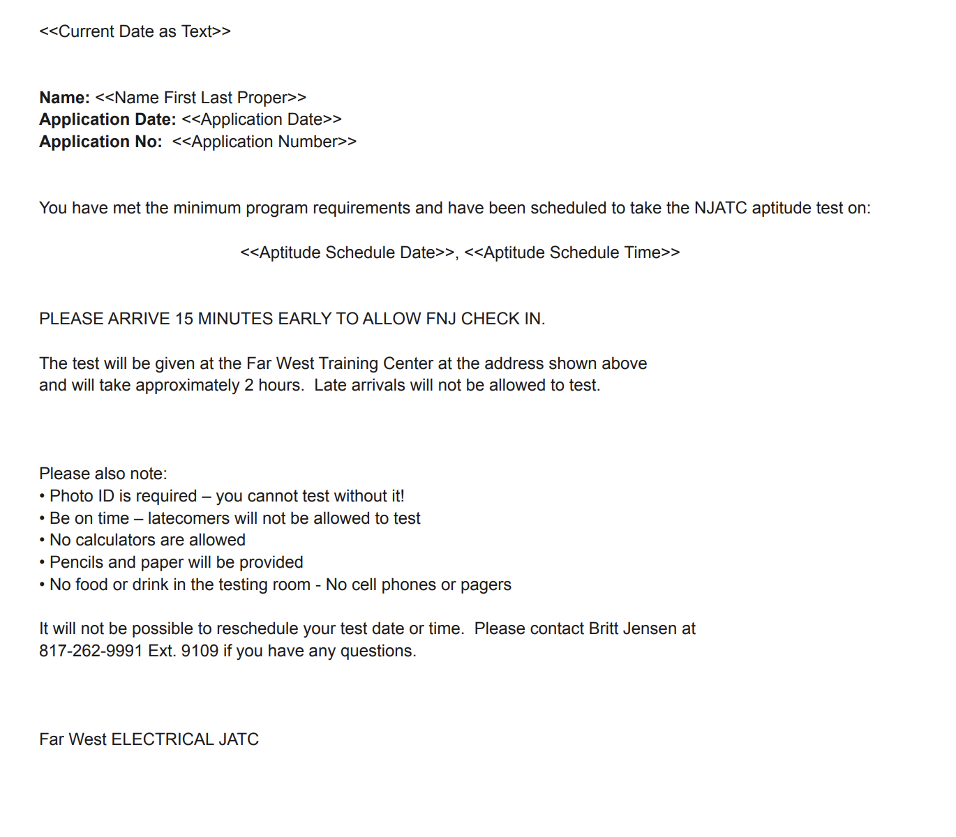 Notifying Applicants – TradeSchool Help